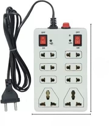 Buy OE 4 Universal Socket 3 Switch Multi Plug Extension Board 4 Socket ...