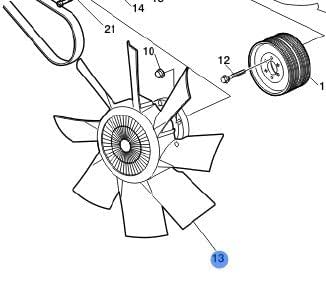 Amazon.com: Volvo Truck 20528946 Fan Blade and Clutch Assy No Longer ...