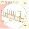 Amazon.com: Tioncy 2 Pcs Wooden Puzzle Storage Rack Wood Jigsaw Puzzle ...