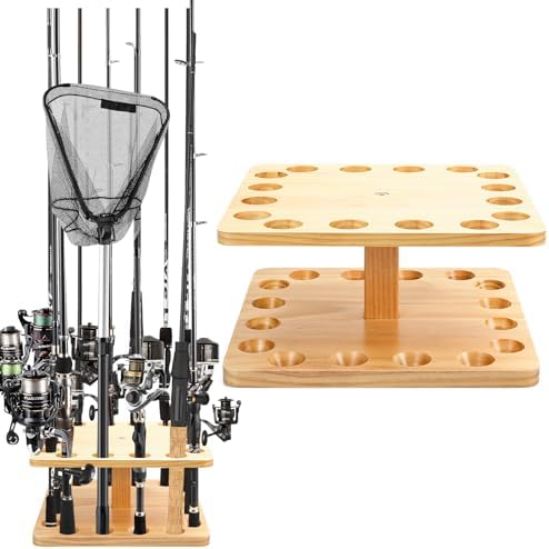 Amazon.com: Jorazor Fishing Rod Holder,Fishing Pole Holders for Garage ...