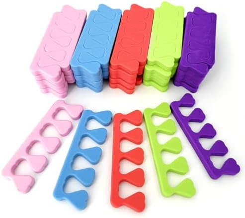Amazon.com : 50pcs Toe Separators for Nail Polish, Soft Sponge Pedicure ...