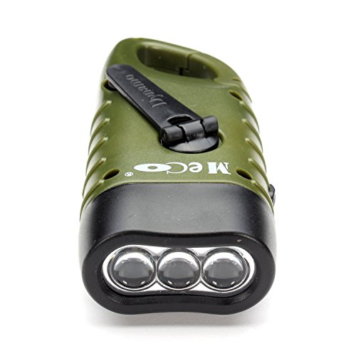 MECO Hand Cranking Solar Powered Rechargeable Flashlight Review - Solar ...
