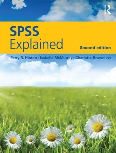 Amazon.com: SPSS Explained: 9780415616010: Hinton, Perry R., McMurray ...