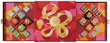Amazon.com: Venchi - Medium Double Layer Gift Box with 21 Assorted ...