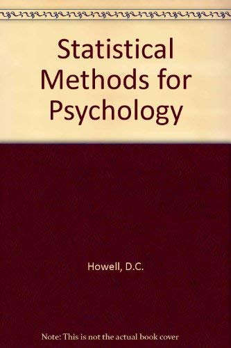 Statistical Methods for Psychology: Howell, D.C.: 9780534972172: Amazon ...