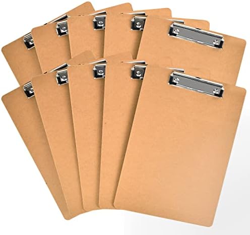 Amazon.com : Uzant Mini Clipboards, 16 Pack 6" x 9" Small Clipboards ...