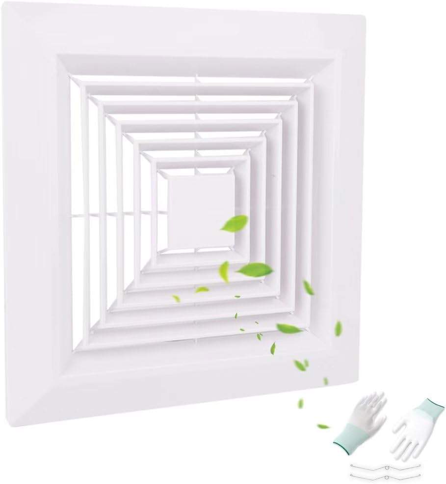 Amazon.com: TIHCXNY 1-Piece(12"x12"Inches) Bathroom Exhaust Fan Cover ...