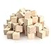 Amazon.com: Unfinished Wooden Blocks 1 inch, Pack of 50,Small Wooden ...