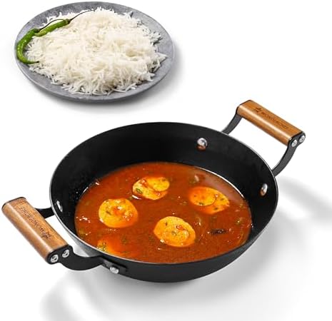 Buy Wonderchef Pre-Seasoned Ferro Light 20cm Cast Iron Fry Pan | 800 ml ...