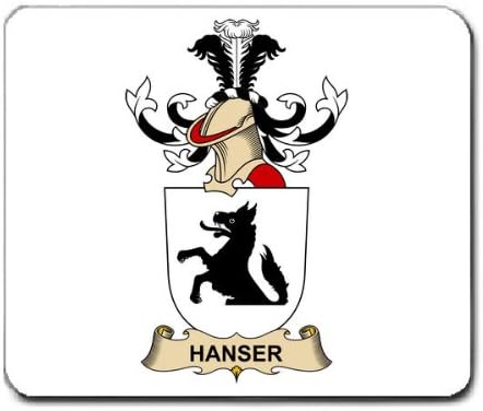 Amazon.com: Hanser Family Crest Coat of Arms Mouse Pad : Office Products