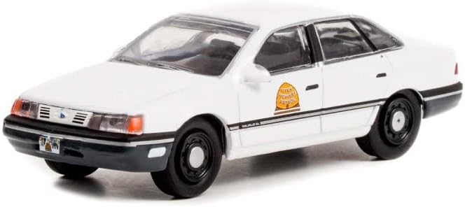 Amazon.com: 1990 Ford Taurus Police, White - Greenlight 42990A/48-1/64 ...