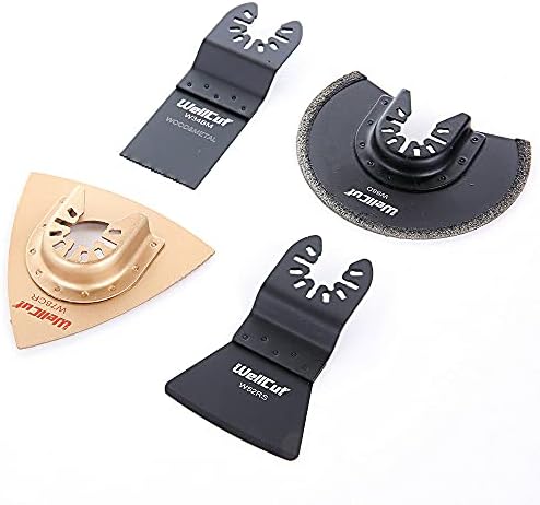 4PC Oscillating Multi Tool Blade Diamond Carbide Bi Metal Blades ...