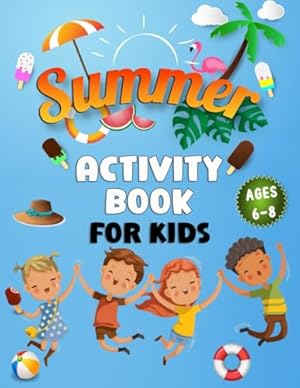 Hello Summer Activity & Coloring Book for Kids: Summertime Simple ...