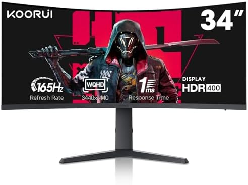 Amazon.com: ASUS TUF Gaming 34” Ultra-Wide Curved Monitor (VG34VQ3B ...