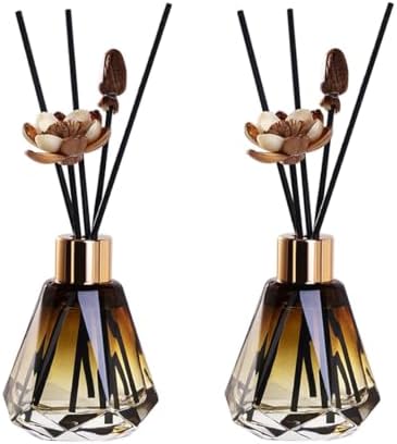 Amazon.com: 2PCS 60ML/2oz Empty Diamond Shaped Glass Diffuse Bottle ...