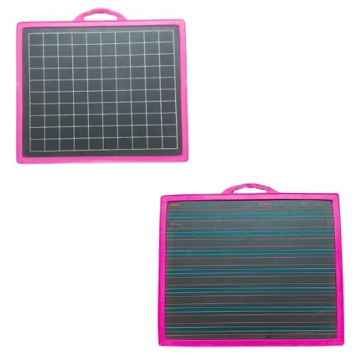 Plastic Double-Sided Blackboard Slate For Kids With Four-Lined And ...
