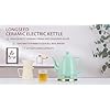 Amazon.com: LONGSEED Ceramic Electric Kettle with Fine Mesh Infuser, 1 ...