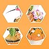 Amazon.com: Smadeer Hummingbird Stand on Mushroom for Garden ...