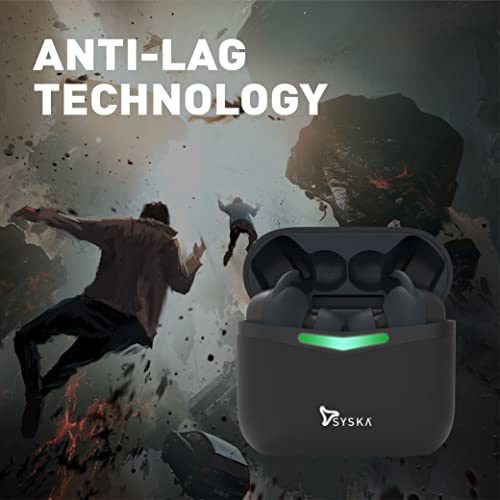 SYSKA Sonic Buds IEB900 Earbuds with 50Hr Play Time, auto ENc Tech, Low ...