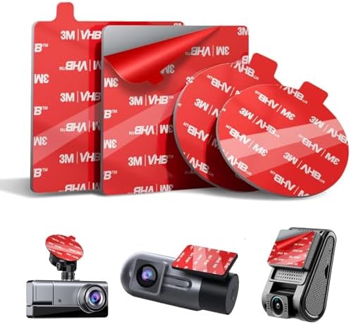 3M VHB Double Sided Adhesive Pads for Dash Cam 4PCS, 2.83" Square & 2.2 ...
