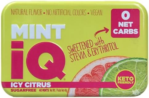 Amazon.com: Big Sky MINT iQ Icy Citrus Mint Candy 40 grams Pack of 6 ...