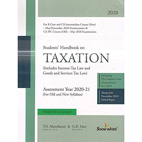 Buy Student's Handbook on Taxation (Includes Income Tax and GST Law ...