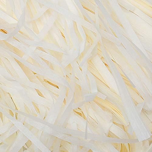 kuou 100G Cream White Shredded Tissue Paper, Hamper Filling Shredded ...