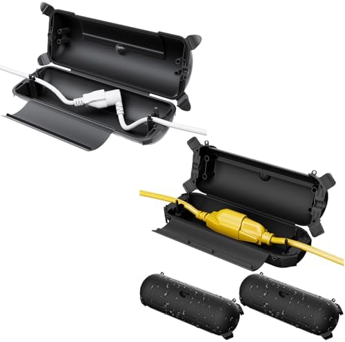 [3 Pack] Flemoon Outdoor Extension Cord Safety Cover, IP44 Waterproof ...