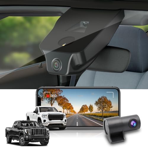 Amazon.com: Fitcamx Dual 4K+Rear 1080P Dash Cam Adapts for GMC Sierra ...