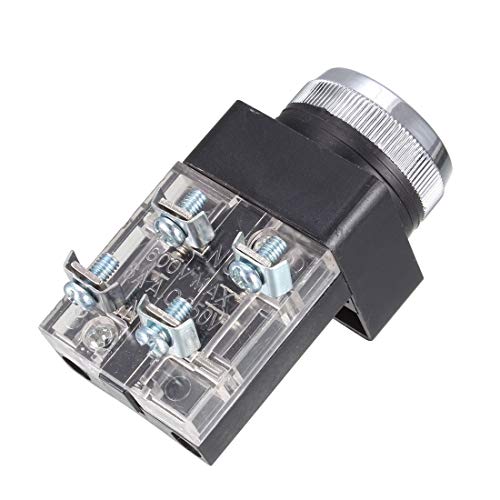 uxcell Green Red Sign Momentary DPST Push Button Switch 1 NO 1 NC 250V ...