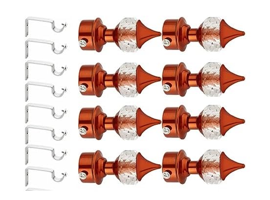 Viraj India Red Diamond Curtain Brackets with Support | Parda Bracket ...
