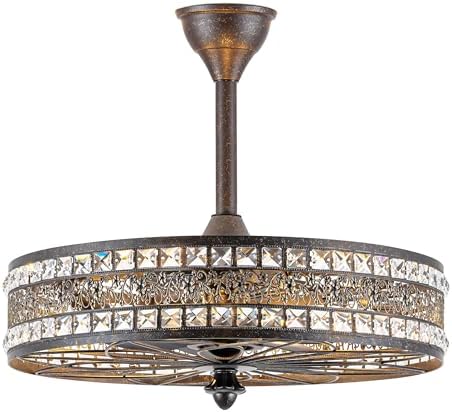 Vintage Chandelier Light Fixture, 6-Light Crystal Victorian Antique ...
