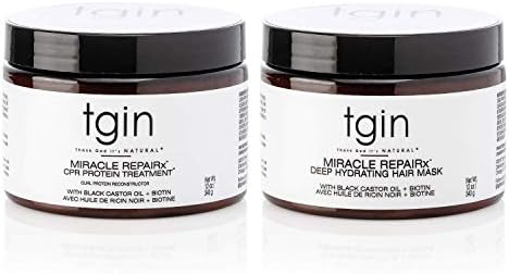 Amazon.com: tgin Honey Miracle Hair Mask for Natural, Dry, Curly Type ...