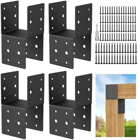 Amazon.com : Step2 Mail Post Extender Bracket, Attach to Wood Post ...