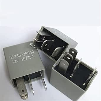 Relay 1PC Car Violet Relay for 12V/ 20A 5 Pins Gray Color Power Relay ...