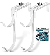 Amazon.com : FABILE Adjustable Metal Pool Pole Hanger/Hook, Fency Hook ...