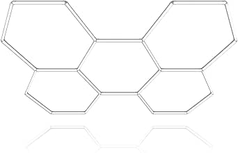 Amazon.co.jp: HEXAED マルチハニカムライト 600mm 2L×5S 007 六角形5個タイプ : ホーム＆キッチン