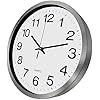 Outpicker Wall Clock Silent Non Ticking Clock 12 Inch Battery Operated ...