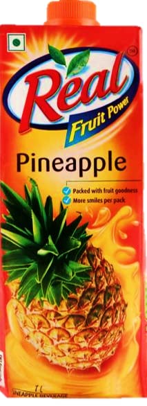 Real Fruit Power Pineapple Juice 1L Unique : Amazon.in: Grocery ...