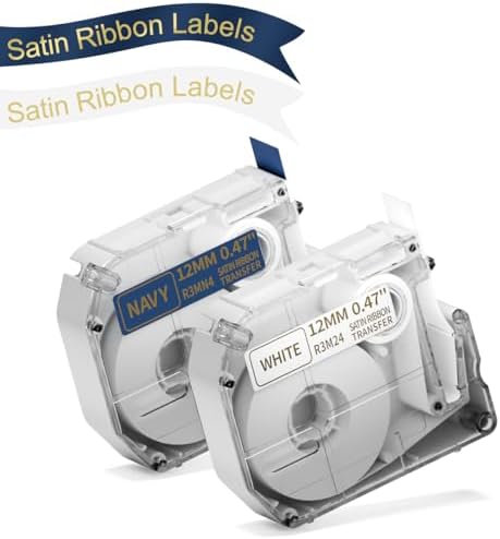 Amazon.com: Label Maker Tape- Phomemo M950/M960 Ribbon Labels, 12mm 0. ...