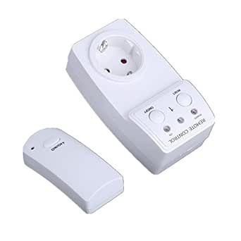 230V 60Hz Wireless Remote Control Power Outlet Plug Socket Switch EU ...