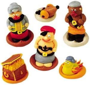 Cake Decorations, Pirate set , Icing Sugar Figures : Amazon.co.uk: Home ...