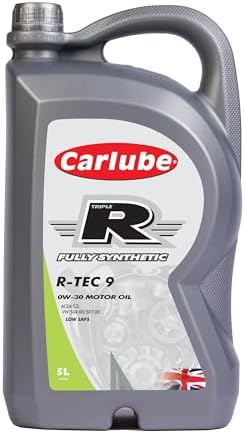 Carlube Triple R 0W-30 ACEA C3 VW Fully Synthetic Engine Oil R-TEC 9 5L ...