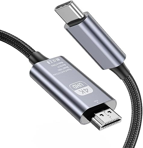 LIOUR Usb C-To-Hdmi Cable, Type C-To-Hdmi 4K Adapter 4K@60Hzthunderbolt ...
