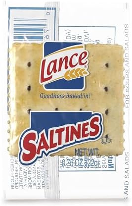 Amazon.com: Lance Saltines Crackers (75 Packs) individually wrapped, 2 Cracker Pouches - Ideal ...