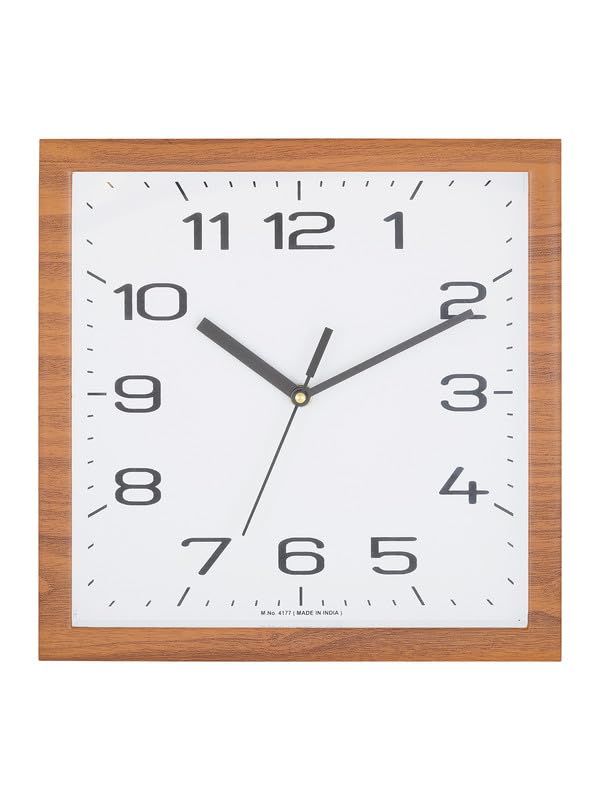 Buy VICTOR Classic Square Plastic Case Analog Home/Office Decor Wall ...