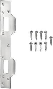 Metal Latch Plate Door Lock, Double Holes Door Latch Security Plates ...