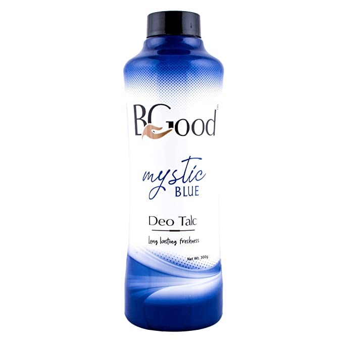 Bgood | Talcum Powder - Mystic Blue- 300 gm, Body & Face Talc Powder ...