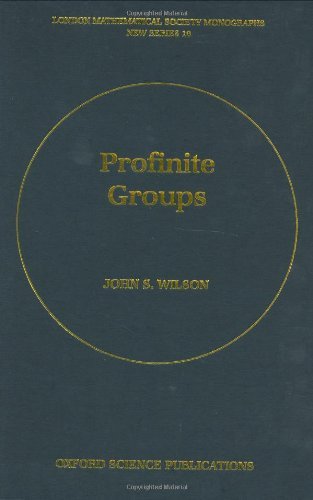Profinite Groups (London Mathematical Society Monographs (19)) 1, Wilson, John S. - Amazon.com