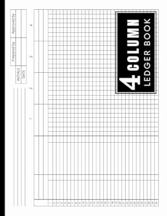 4 Column Ledger Book: Income and Expense Log Book for Small Business ...